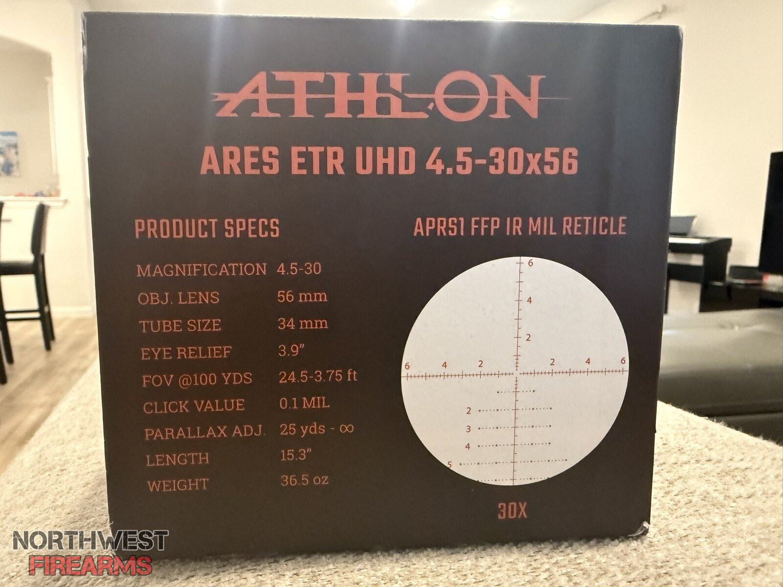 Athlon Ares ETR UHD 4.5-30x56 APRS1 Mil | Northwest Firearms