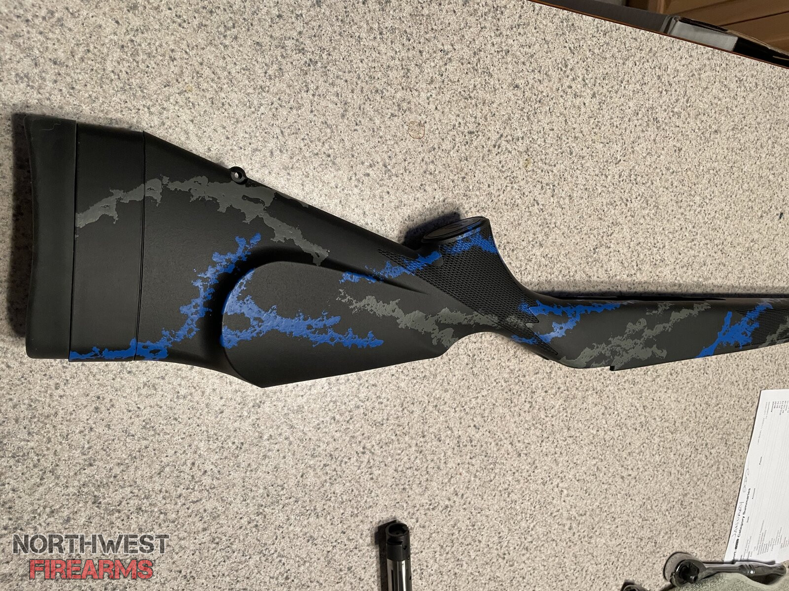 weatherby vanguard compact stock (howa 1500) blue camo | Northwest Firearms
