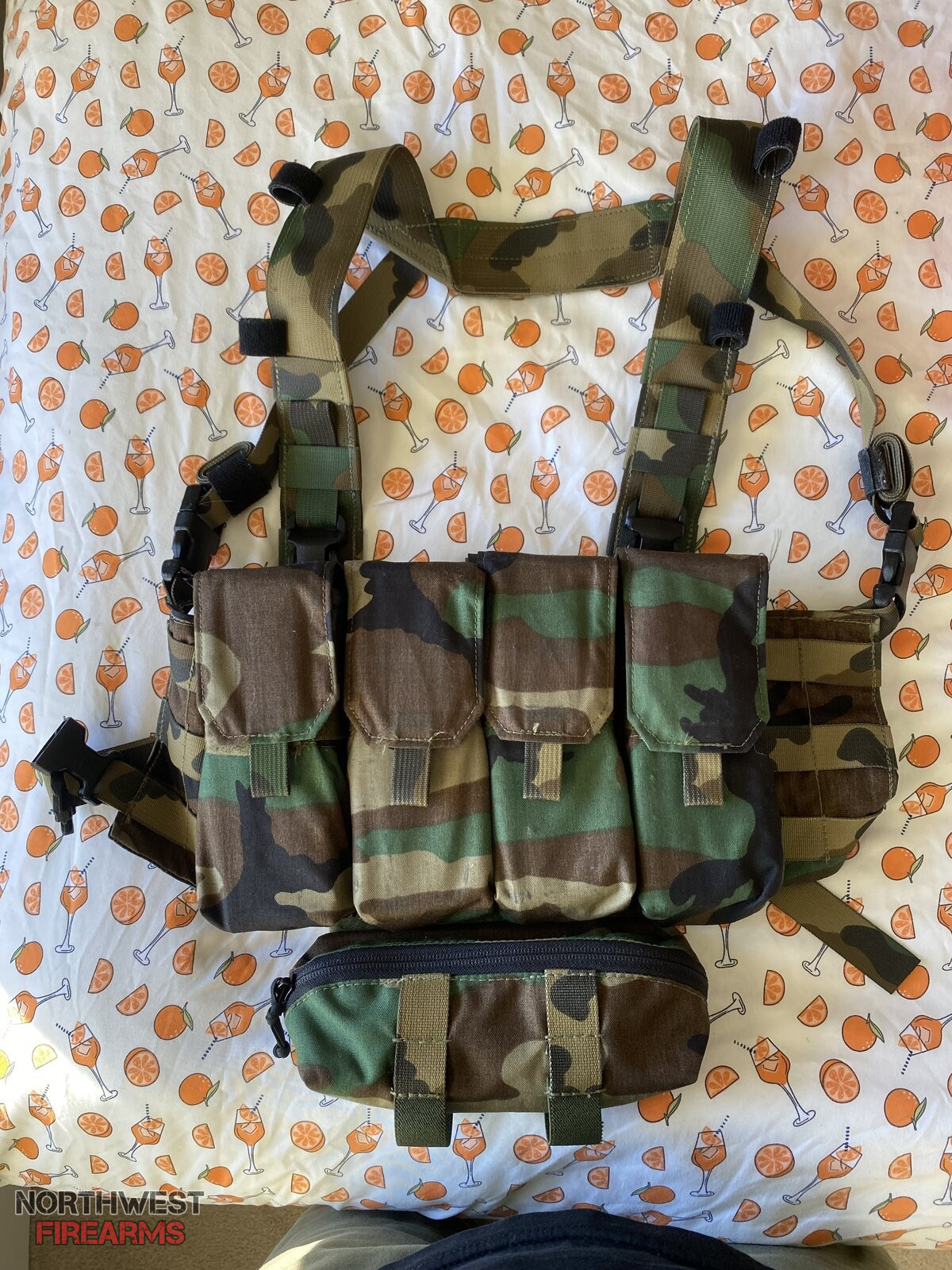 Onward Research Recce rig with simp pouch in God's Plaid (m81 ...
